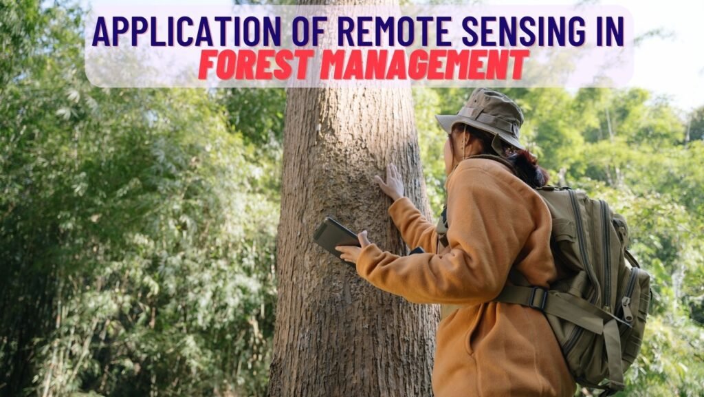 The Application of Remote Sensing in Forest Management - Remote Sensing ...